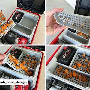 Milwaukee Packout Compact Tool Box M18 Router Insert Part 1/2 - Etsy