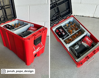 Milwaukee Packout Compact Tool Box M18 Battery Rack UPPER Insert - Etsy