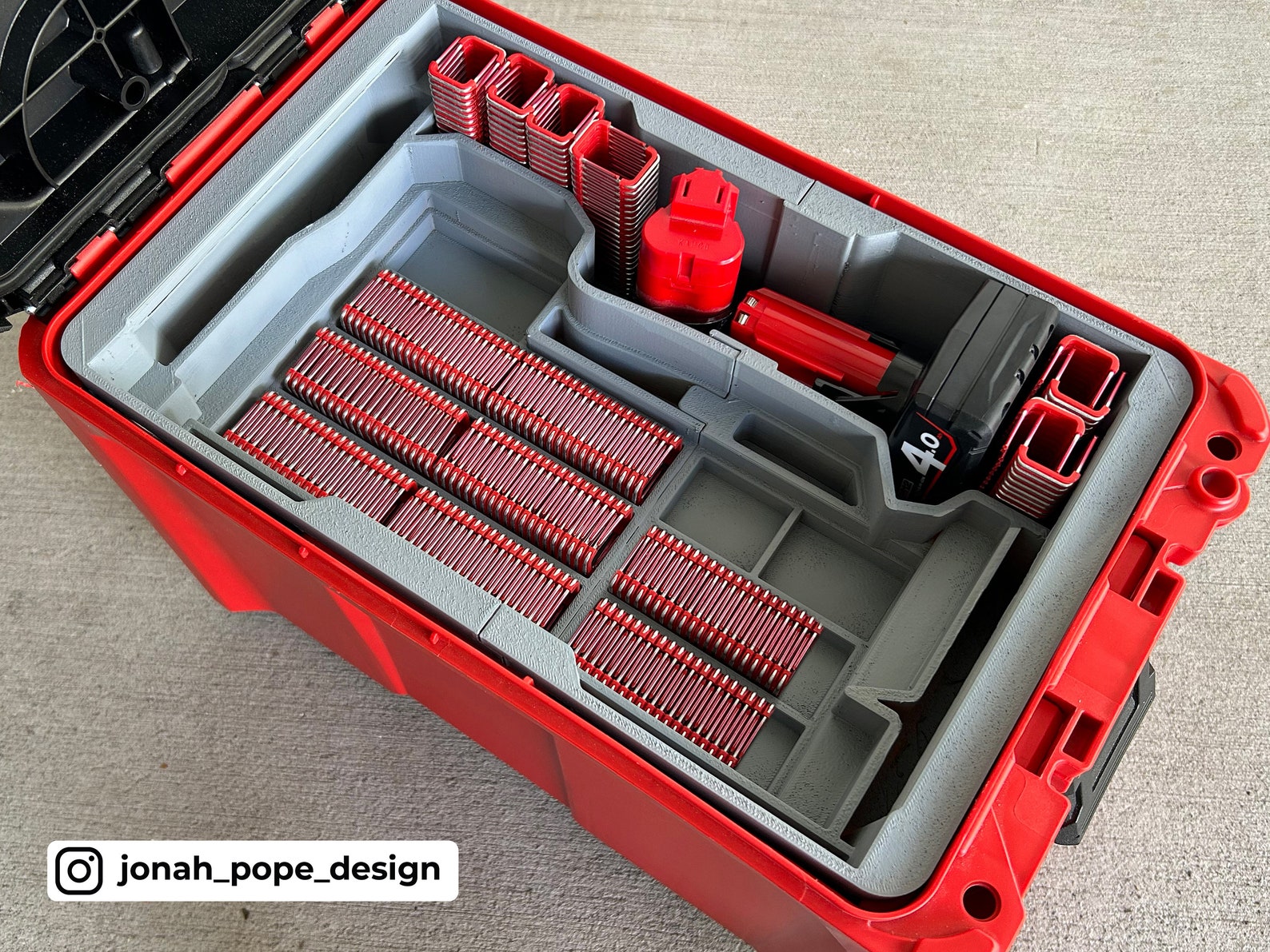 Milwaukee Packout Compact Tool Box M12 Cable Stapler UPPER Insert - Etsy
