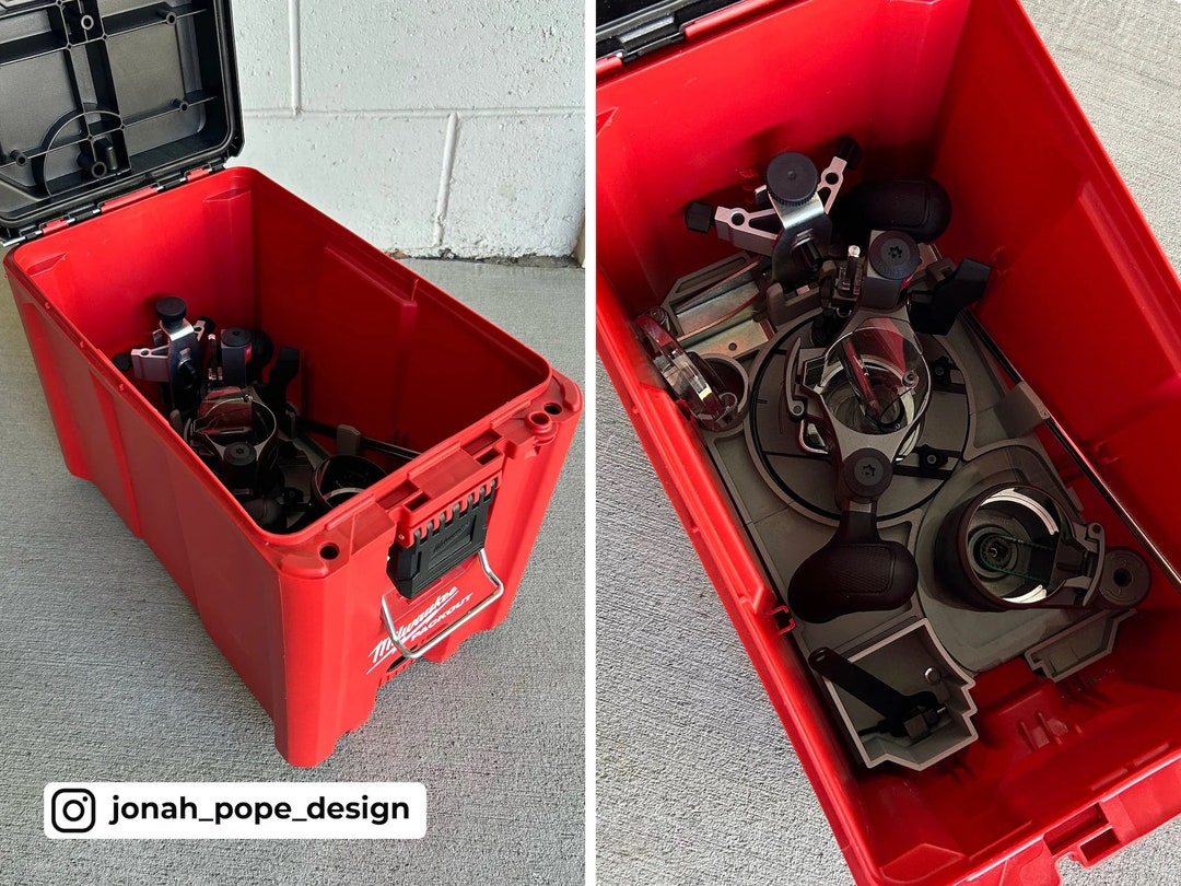 Milwaukee Packout Compact Tool Box M18 Router Insert Part 2/2 - Etsy
