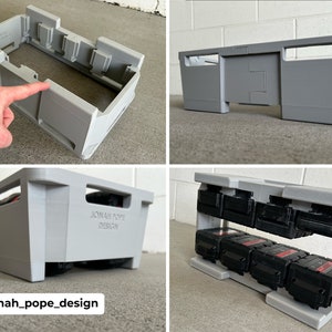 Milwaukee Packout Compact Tool Box M18 Battery Rack UPPER Insert - Etsy