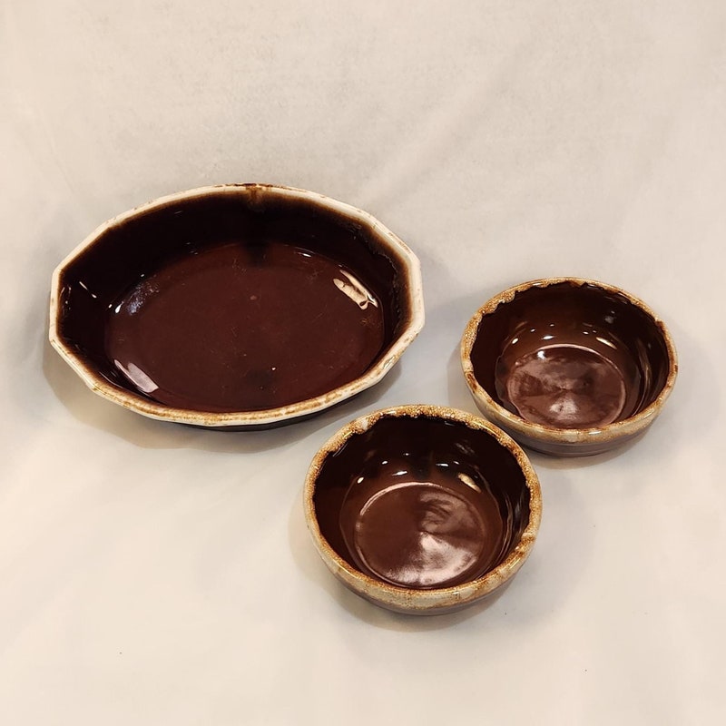 Brown Drip Dishes - Etsy