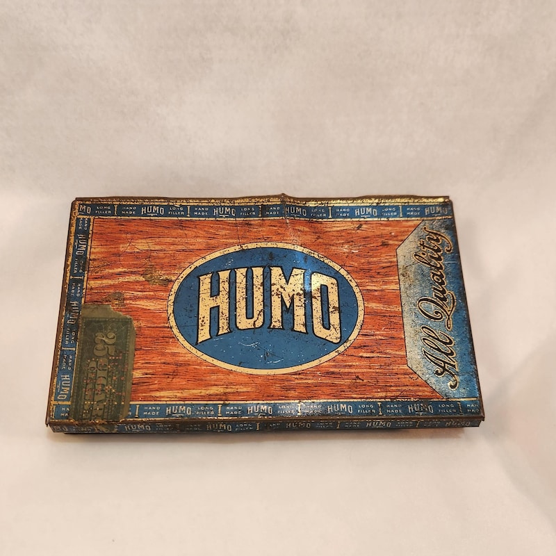 Metal Cigar Box - Etsy