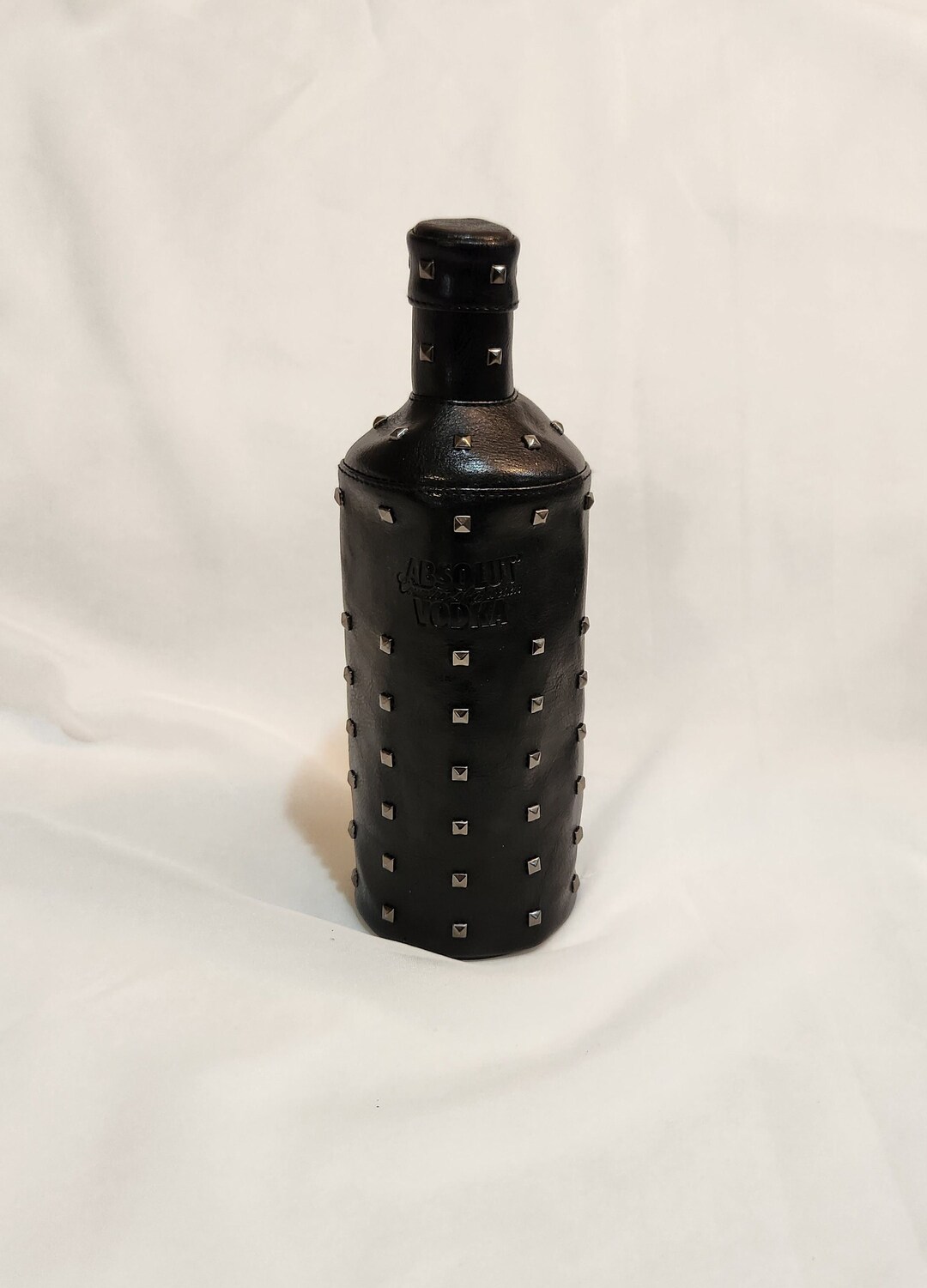 Absolut Vodka Studded Faux Leather Carry Case With Metal Zipper ...