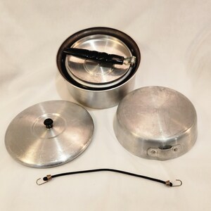 Thermos Bottle and Camping British Mess Kit Made in England Aluminum ...