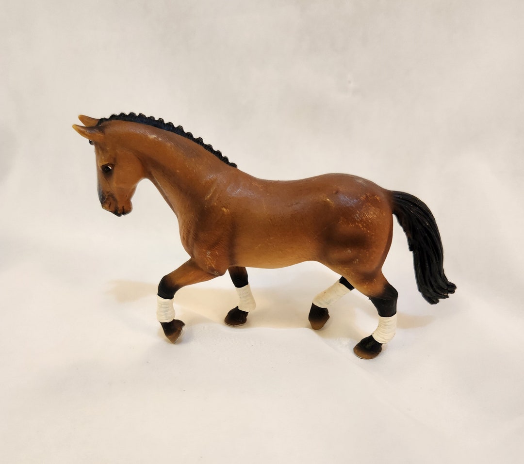 2004 Schleich Hanoverian Mare Dark Bay Dressage Horse | Vintage Toys ...