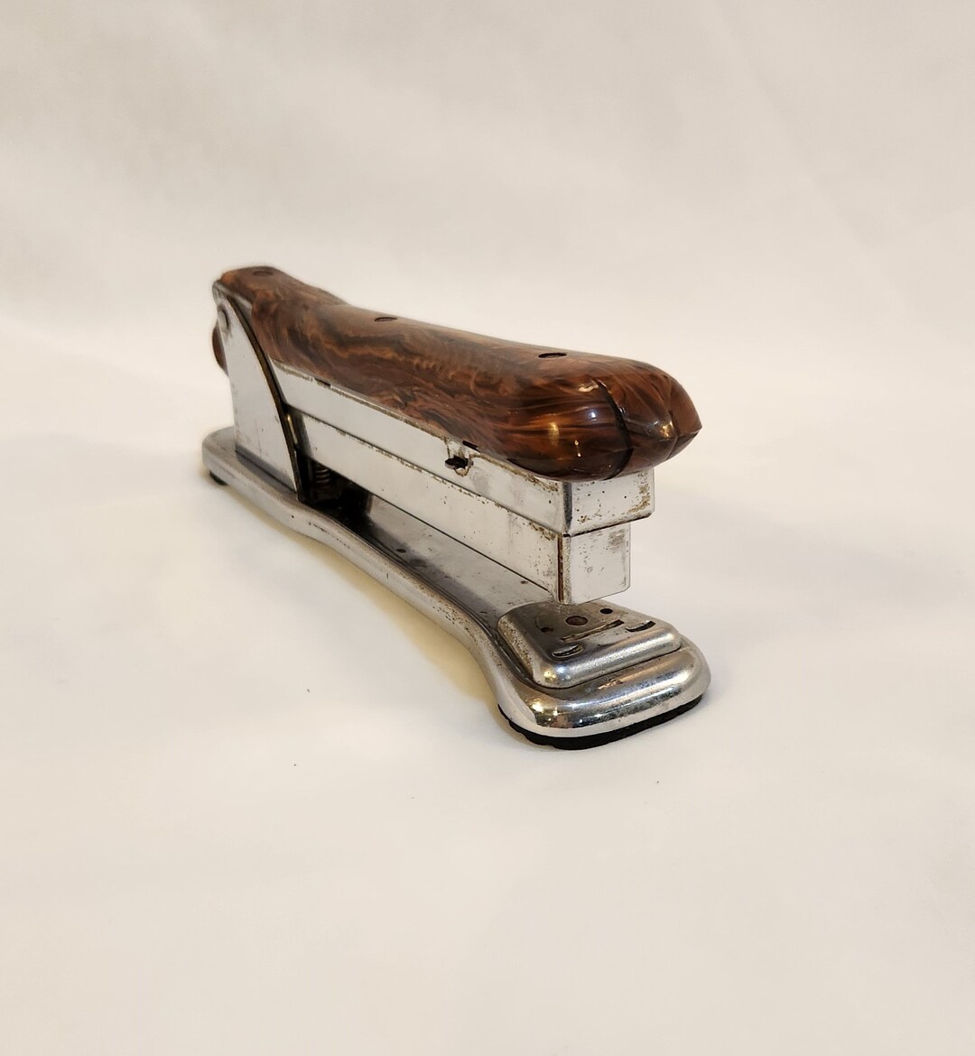 Ace Liner Stapler 502 Faux Wood Ace Fastener Corp Vintage Home Office ...