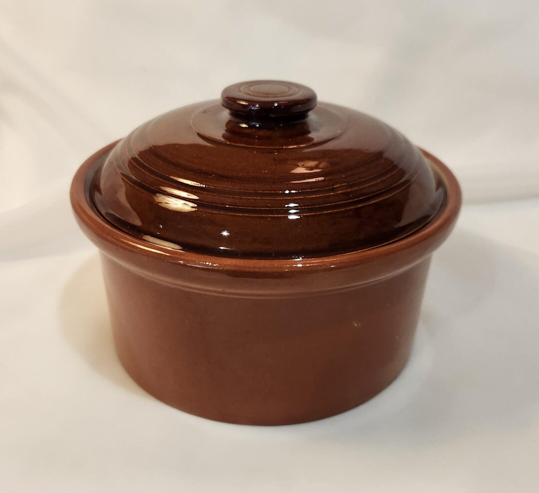 Antique Guernsey Cooking Ware Stoneware Round Covered Casserole Dish - Etsy