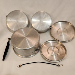 Thermos Bottle and Camping British Mess Kit Made in England Aluminum ...