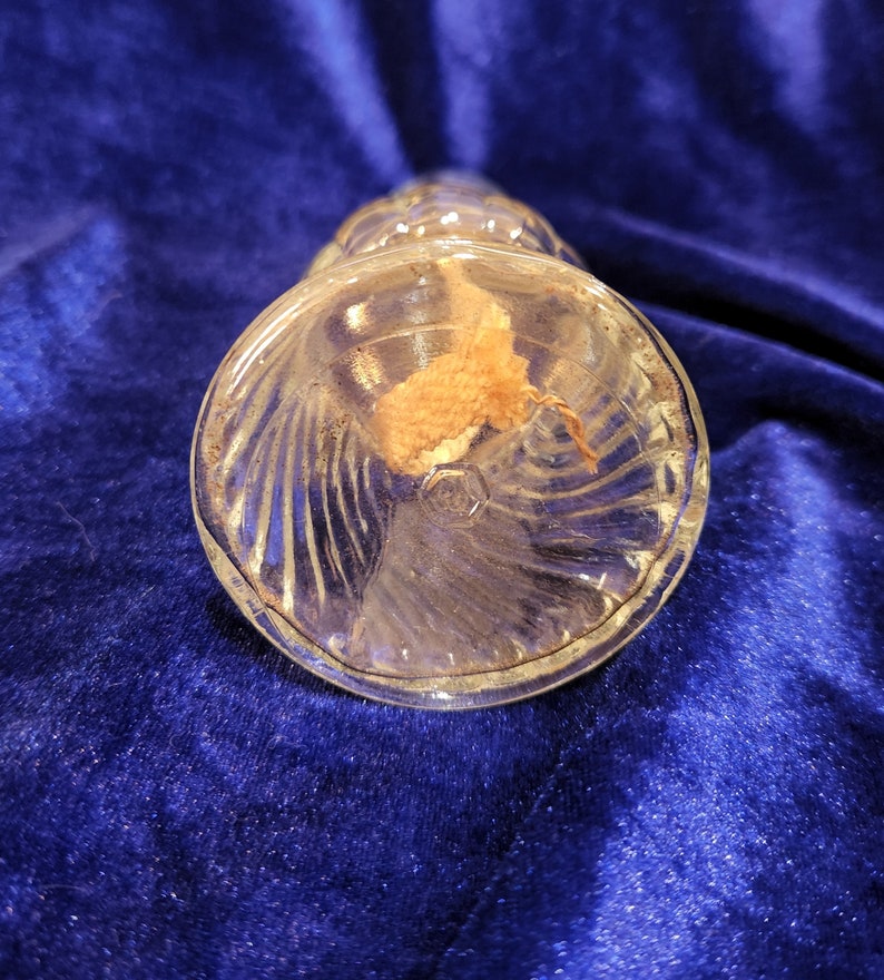 Miniature Oil Lamp P & A Acorn Burner Swirl Base Twist Glass Vintage ...