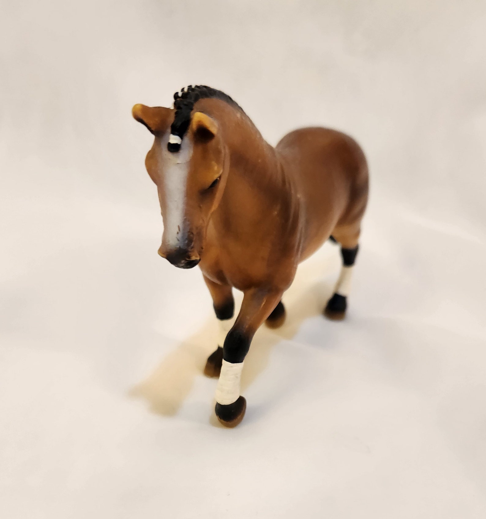 2004 Schleich Hanoverian Mare Dark Bay Dressage Horse Vintage Toys ...