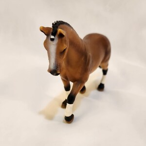 2004 Schleich Hanoverian Mare Dark Bay Dressage Horse Vintage Toys ...