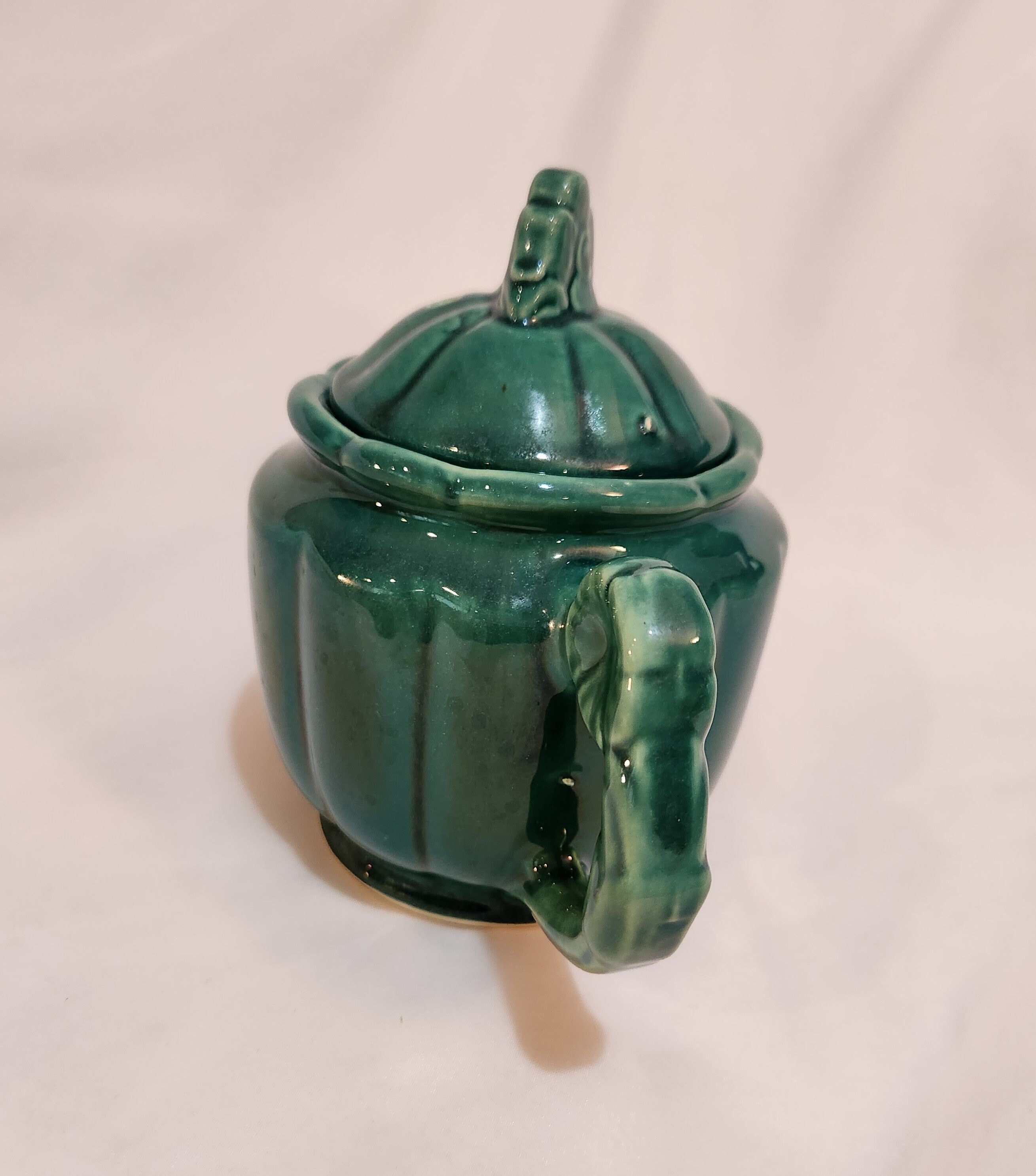 1940s Shawnee Pottery Teapot Rosette Green Ceramic - Etsy