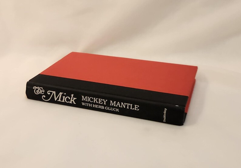 1985 the Mick Hard Cover Book by Mickey Mantle With Herb Gluck Vintage ...