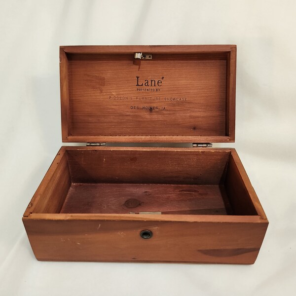 Lane Cedar Chest Jewelry Box - Etsy