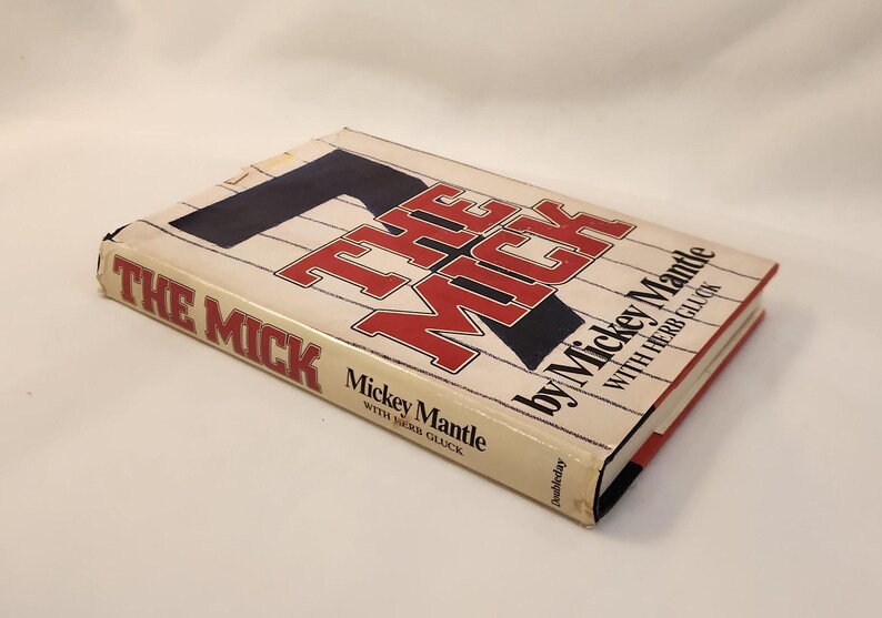 1985 the Mick Hard Cover Book by Mickey Mantle With Herb Gluck Vintage ...