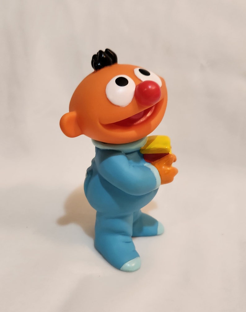 1990 Sesame Street Muppets Baby Ernie Holding Toy Train Engine - Etsy