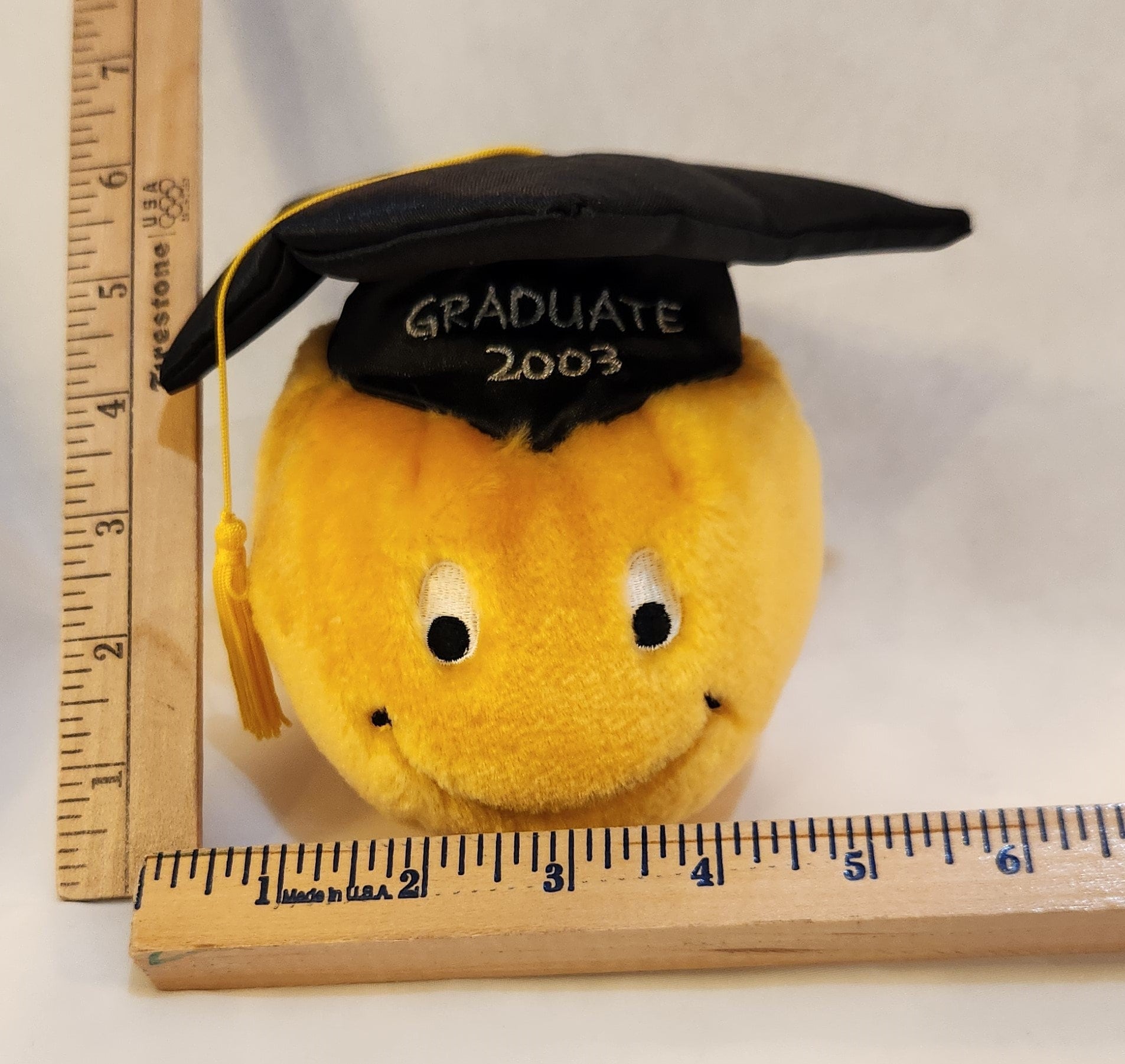 Vintage 2003 Plush Graduate Smiling Face Wearing Mortar Board - Etsy