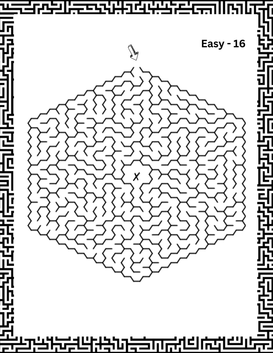 Endless Mazes 100 Maze Puzzle Printable Book Easy Maze Puzzles for ...