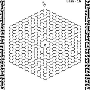 Endless Mazes 100 Maze Puzzle Printable Book Easy Maze Puzzles for ...