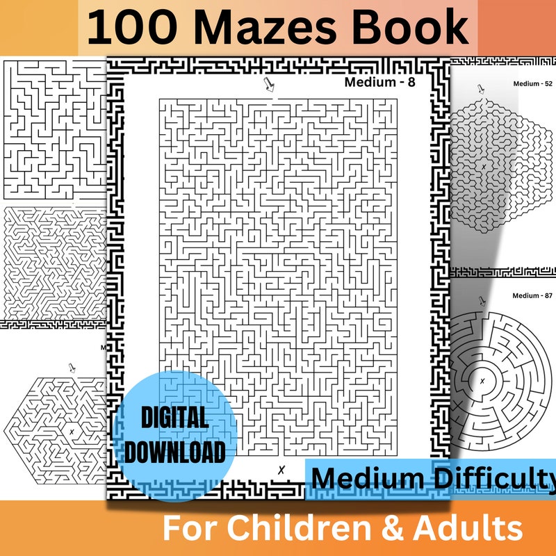 Personalized Maze Book for Kids - Etsy