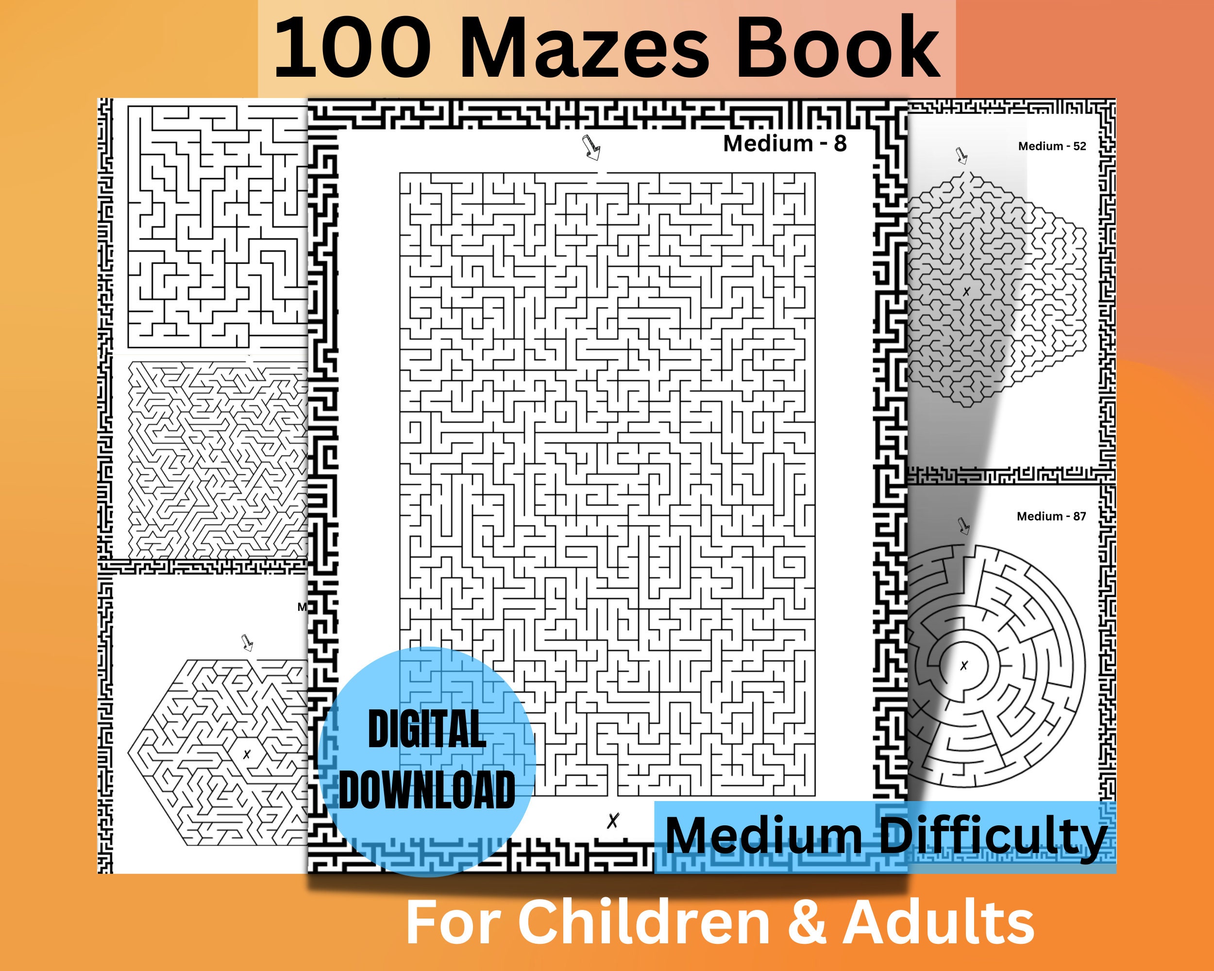 Medium Maze For Kids