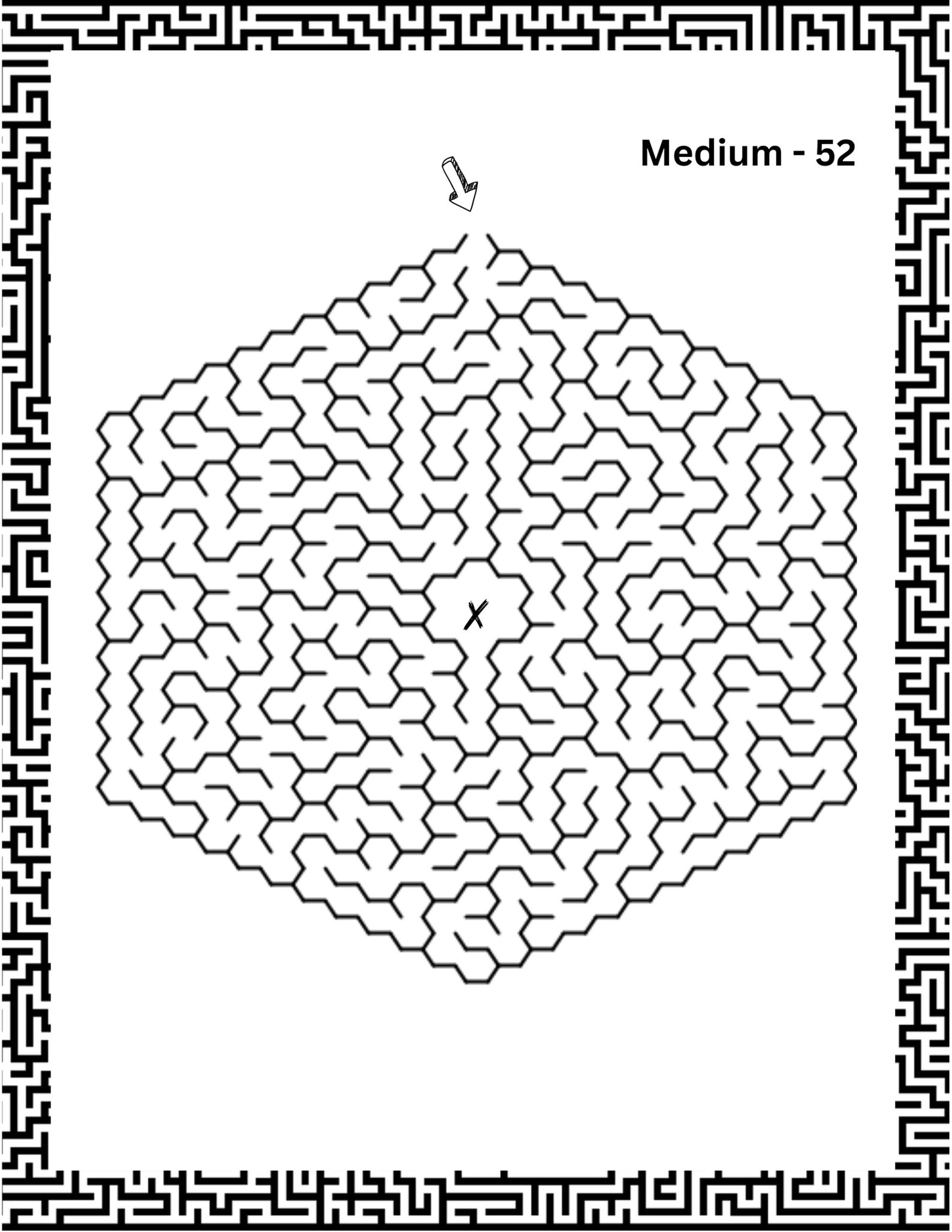 Endless Mazes 100 Maze Puzzle Printable Book Medium Maze Puzzles for ...