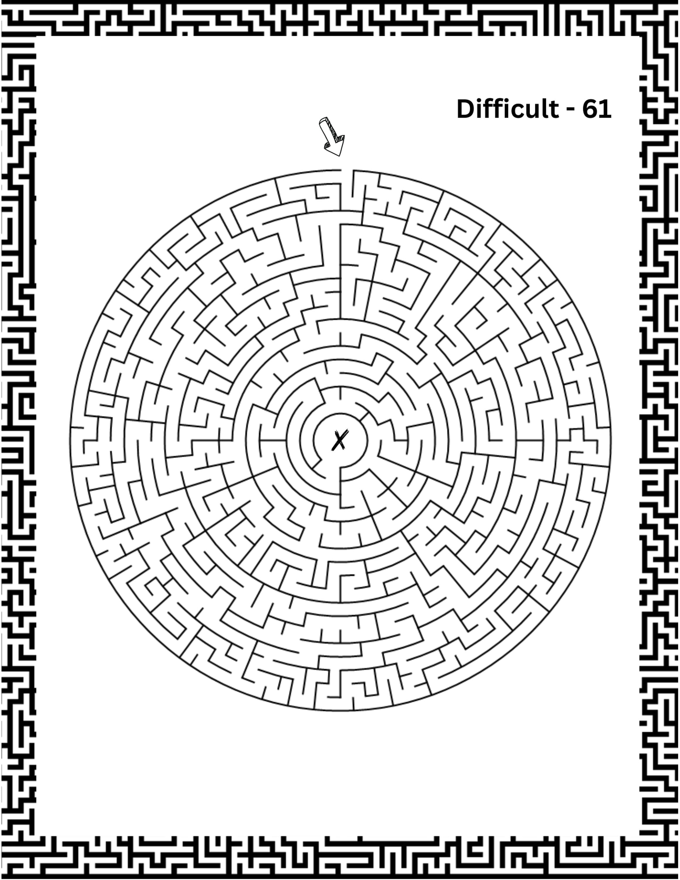 Endless Mazes: 300 Mazes Collection Printable Maze Puzzle Book Maze ...