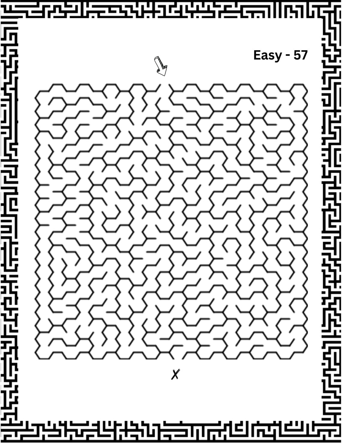 Endless Mazes 100 Maze Puzzle Printable Book Easy Maze Puzzles for ...