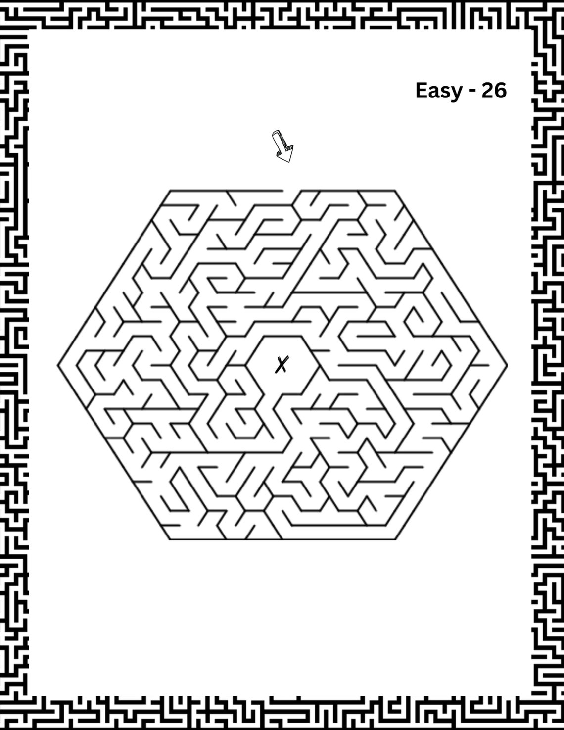 Endless Mazes 100 Maze Puzzle Printable Book Easy Maze Puzzles for ...