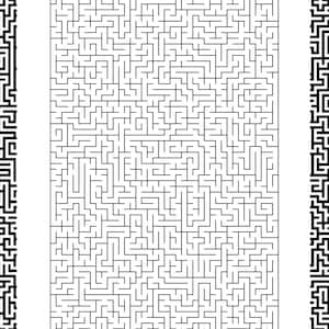 Endless Mazes 100 Maze Puzzle Printable Book Medium Maze Puzzles for ...
