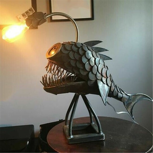 Angler Fish Lamp - Etsy