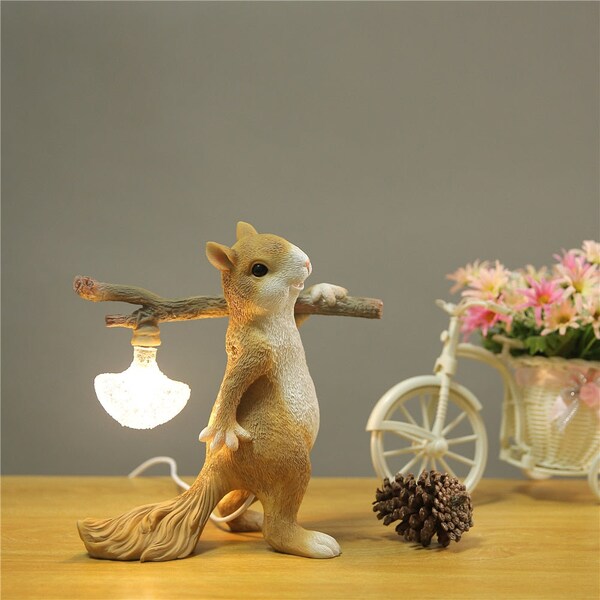 Squirrel Lamp - Etsy