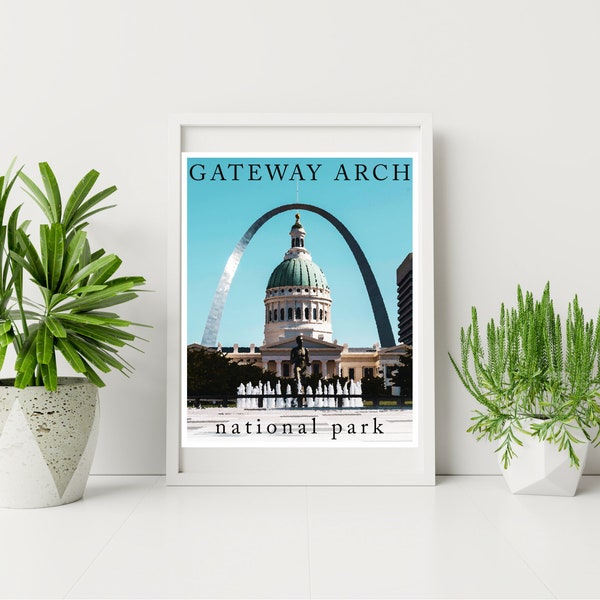Gateway Arch National Park Poster - Etsy