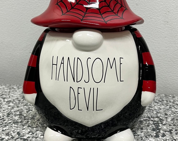 Rae Dunn Handsome Devil Gnome Cookie Jar - Etsy