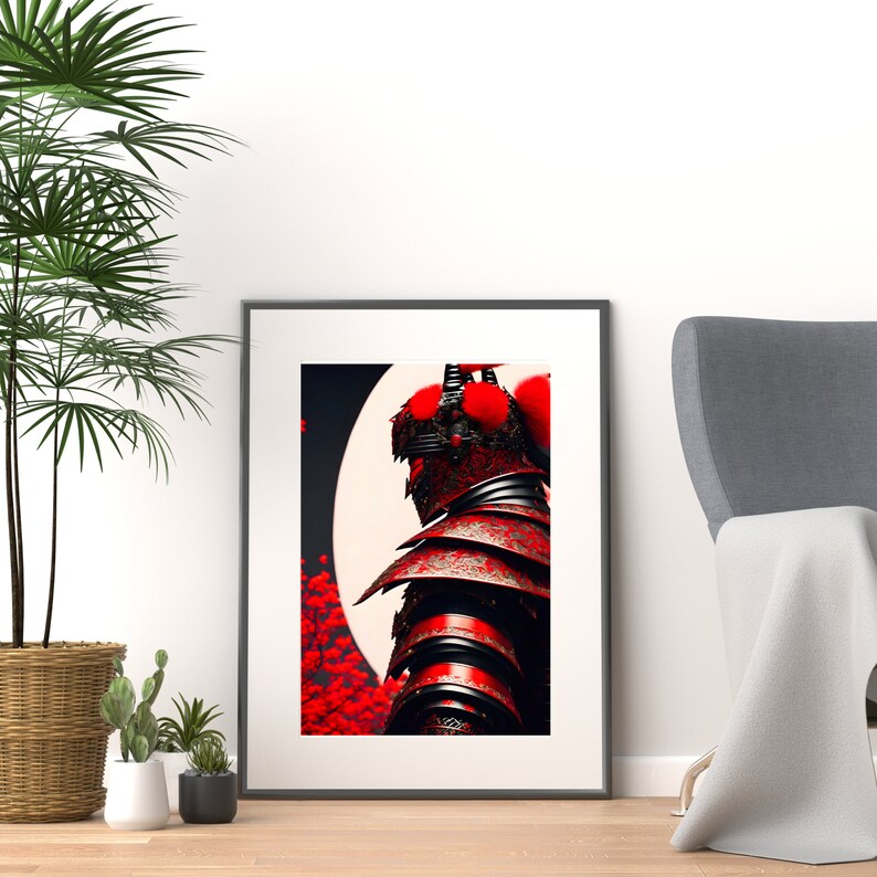 Samurai Art, Samurai Armor, Samurai Canvas, Samurai Drawing, Samurai ...