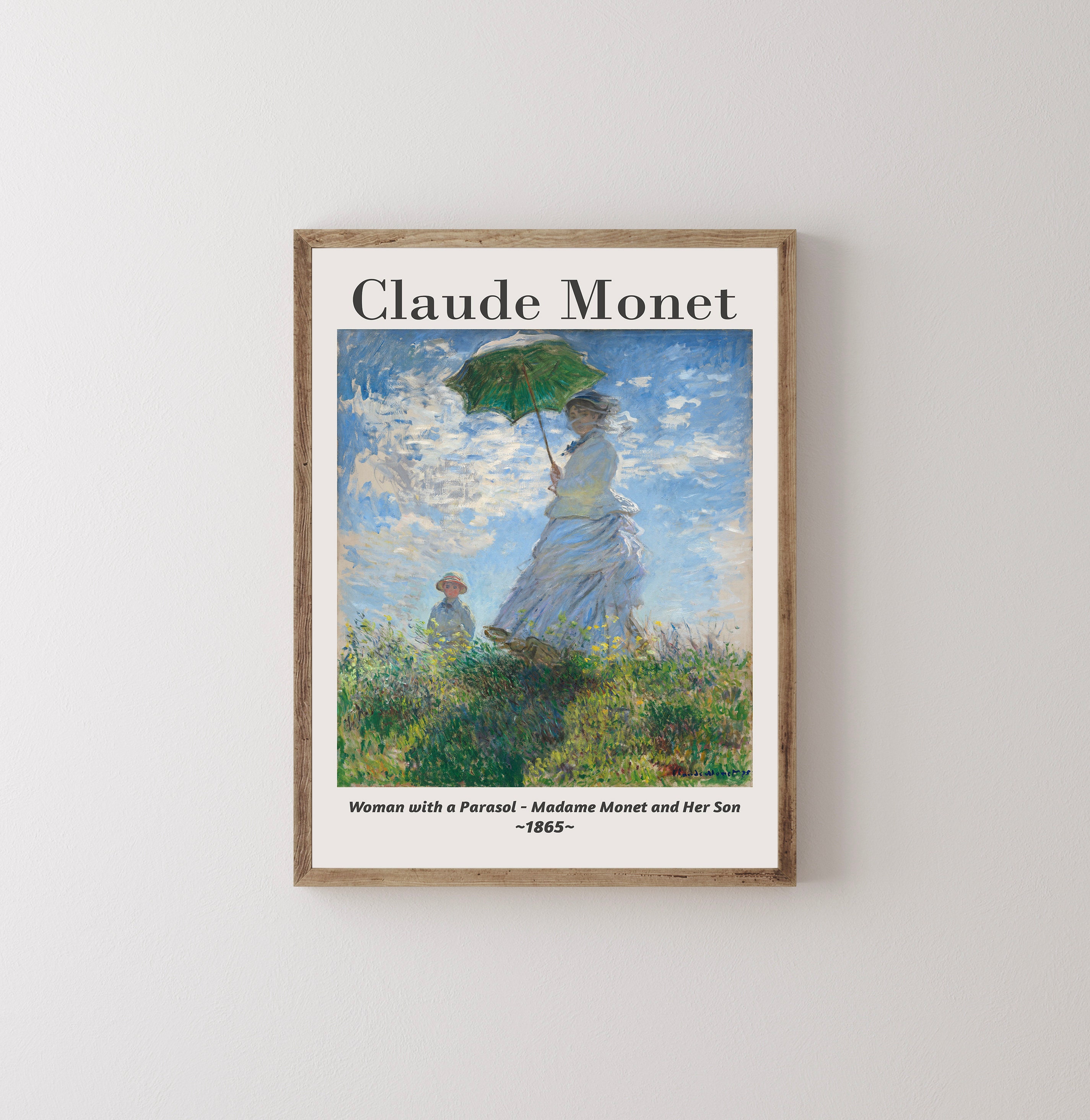 Claude Monet Poster Set of 3, Monet Prints, Vintage Oil Paintings ...