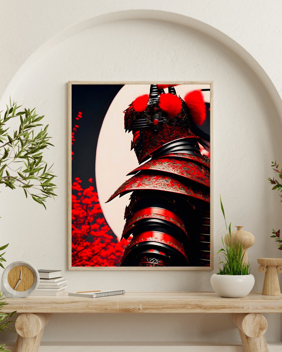 Samurai Art, Samurai Armor, Samurai Canvas, Samurai Drawing, Samurai ...