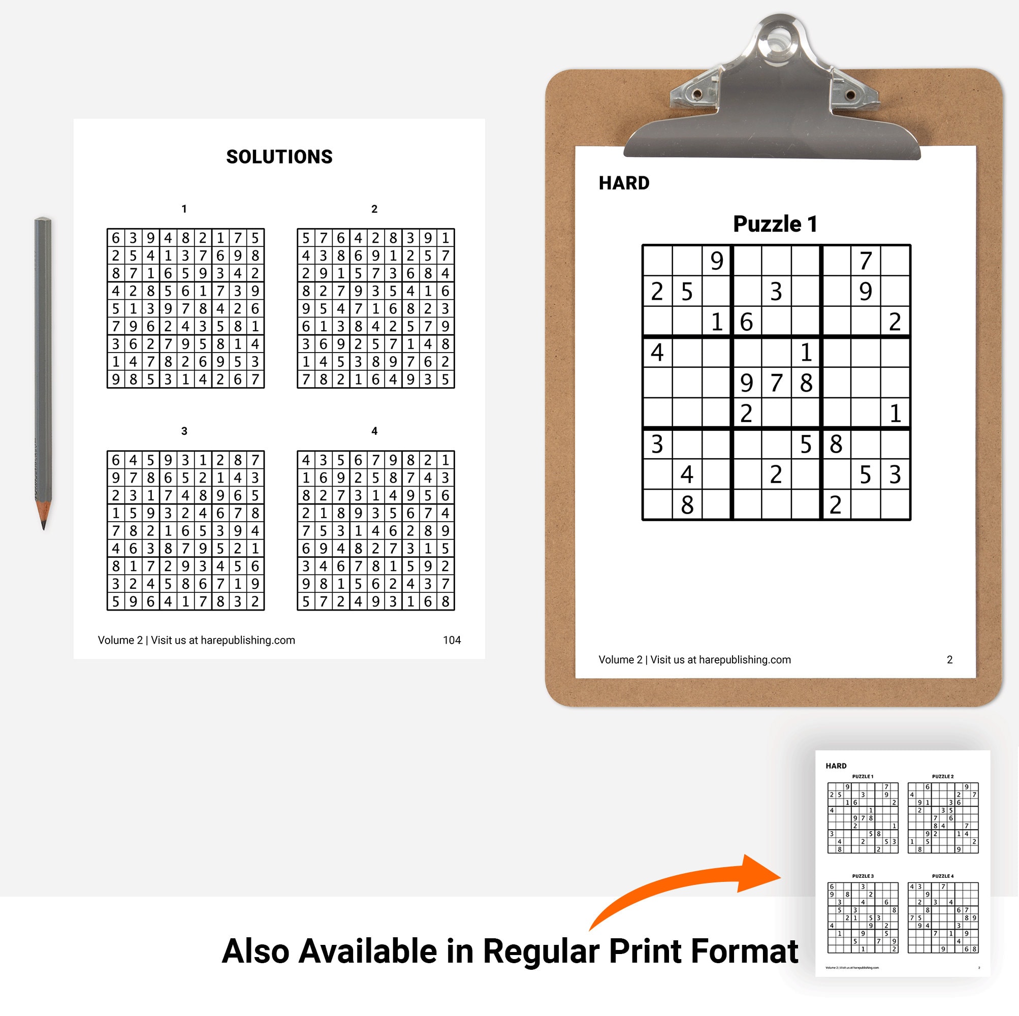 Sudoku Puzzles Large Print Version 100 Hard Sudoku Puzzles - Etsy