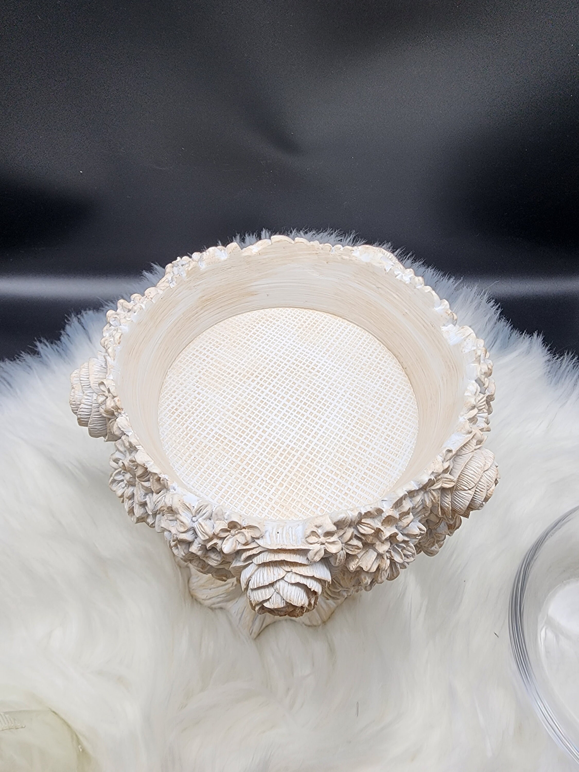 Homeworx by Harry Slatkin Floral Hurricane W/ Pillar Candle - Etsy