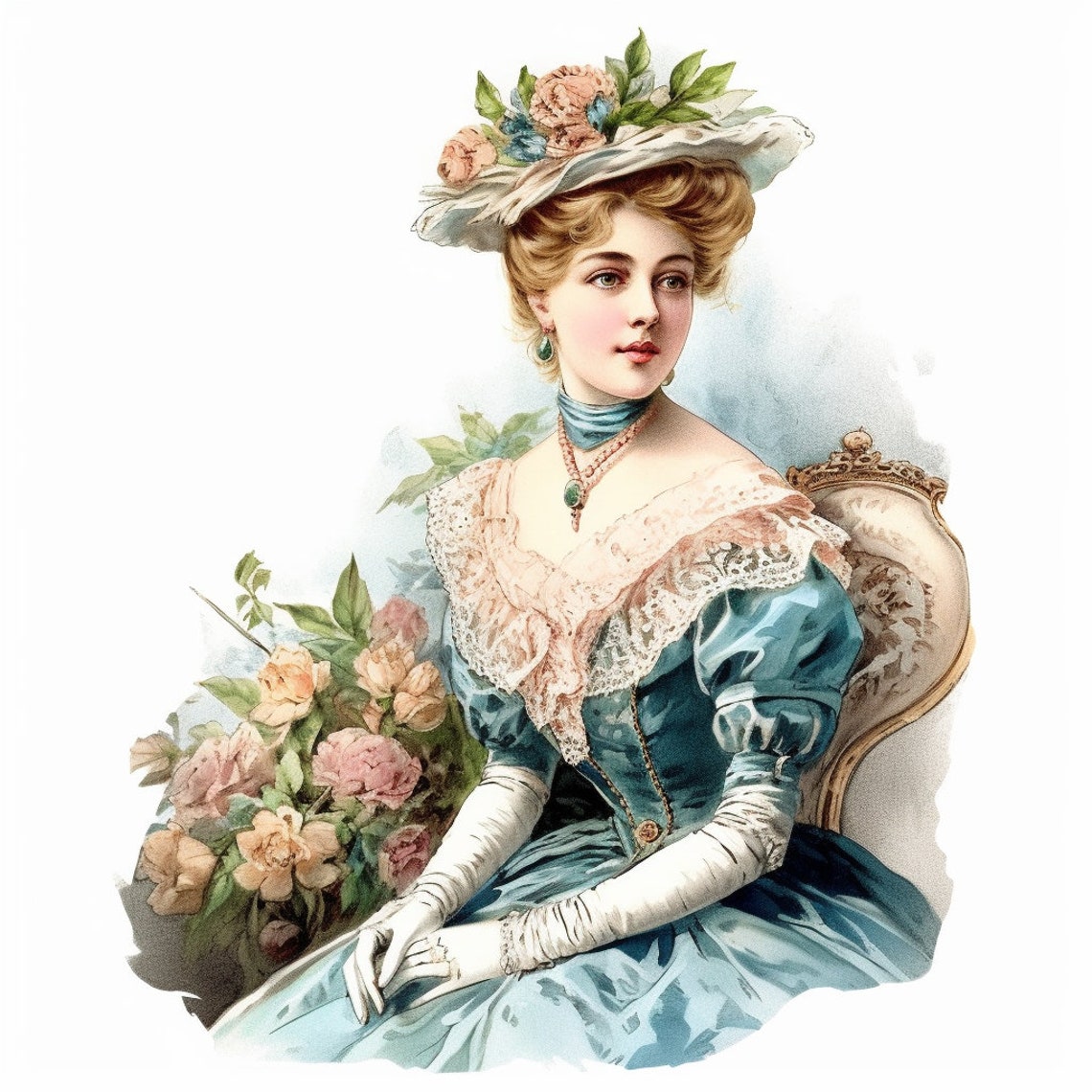 16 Victorian Ladies Portraits Atc Cards Printable Instant - Etsy