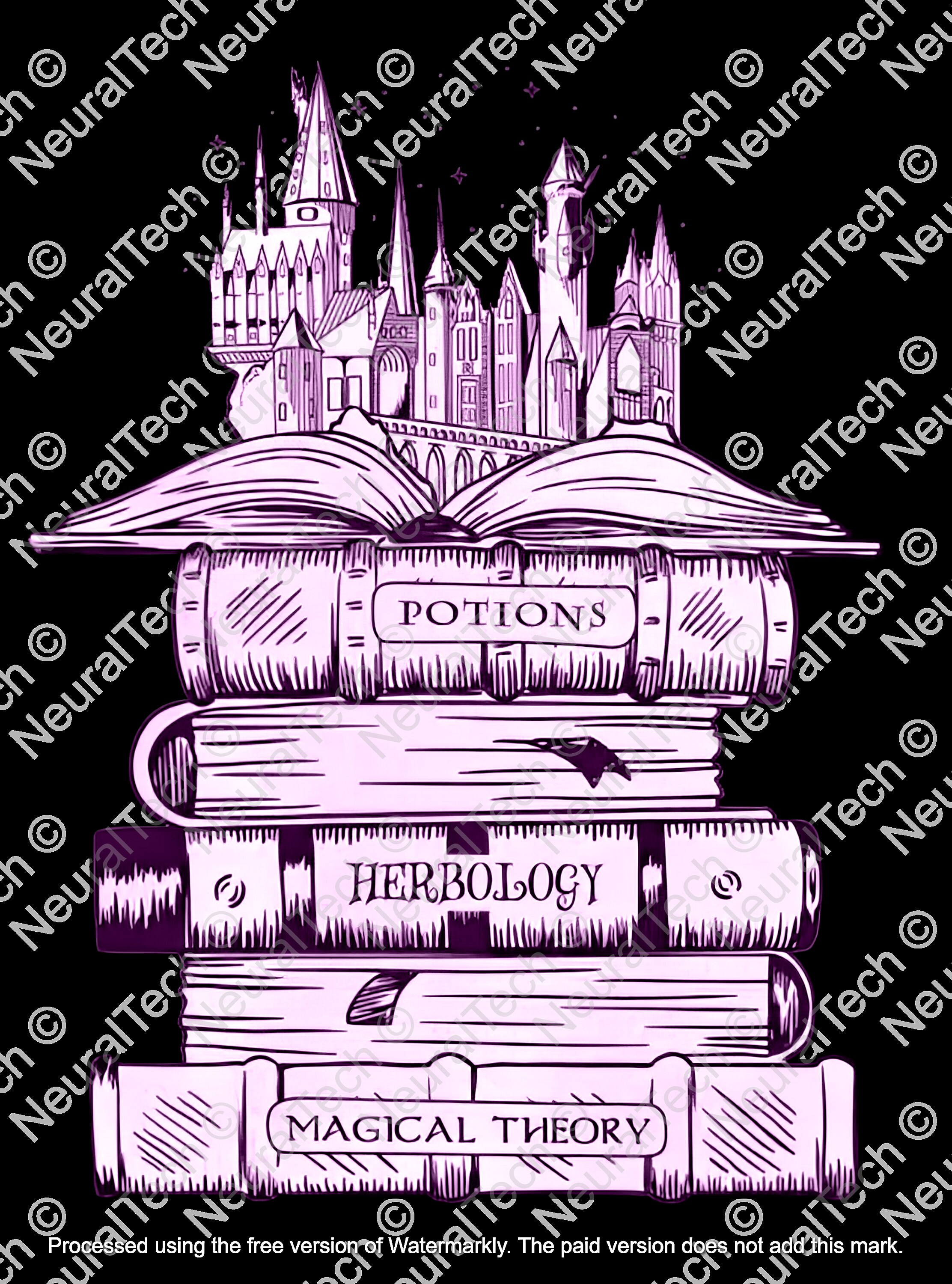 Wizard Book Design, Png, Svg Download, Potter Clipart, Magic Art ...