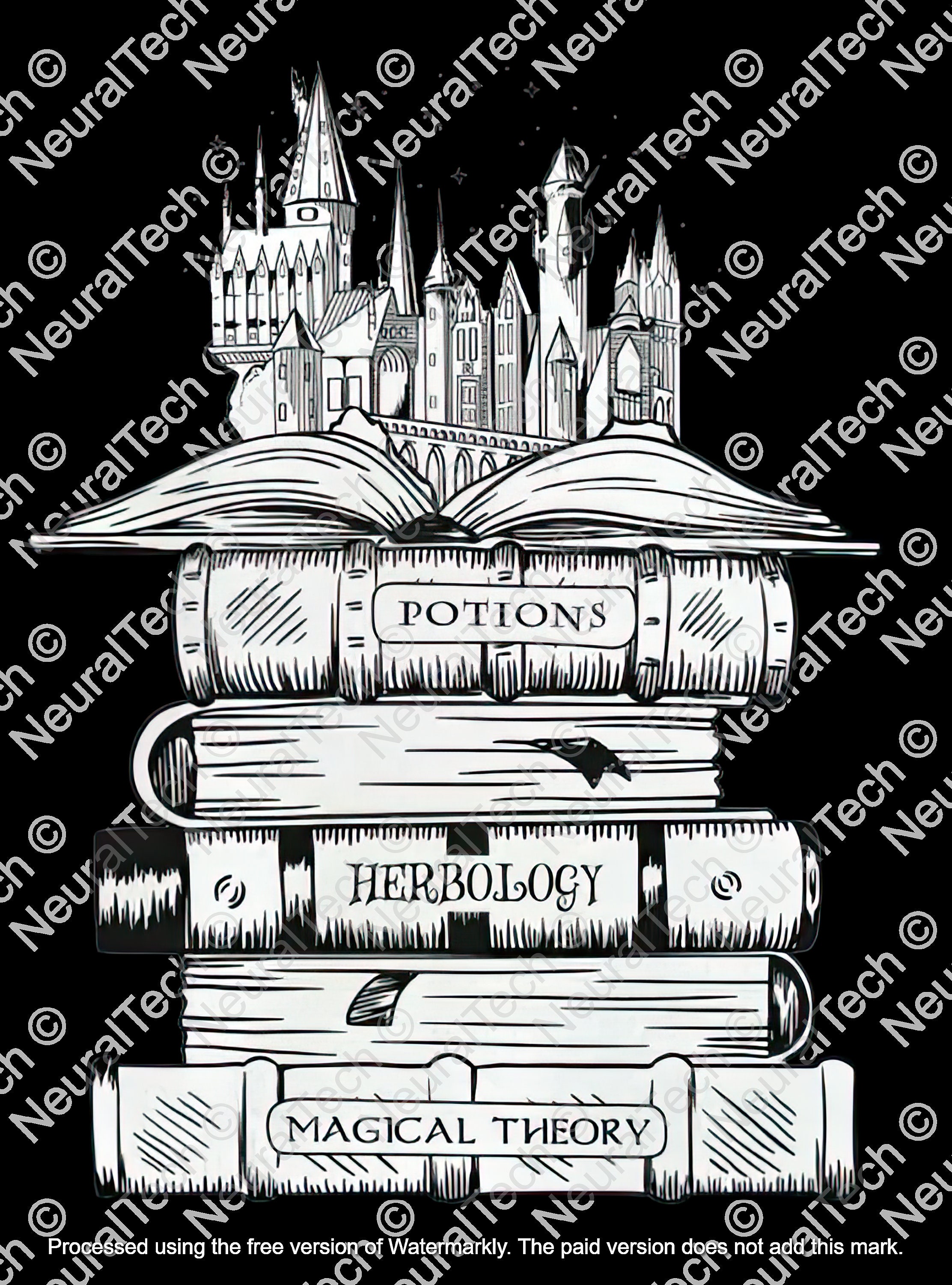 Wizard Book Design, Png, Svg Download, Potter Clipart, Magic Art ...