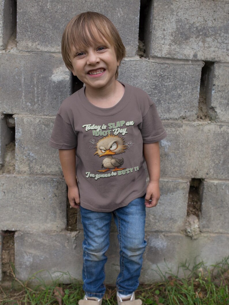 Today is Slap an Idiot Day PNG, Sublimation Design, Angry Duck, Funny ...