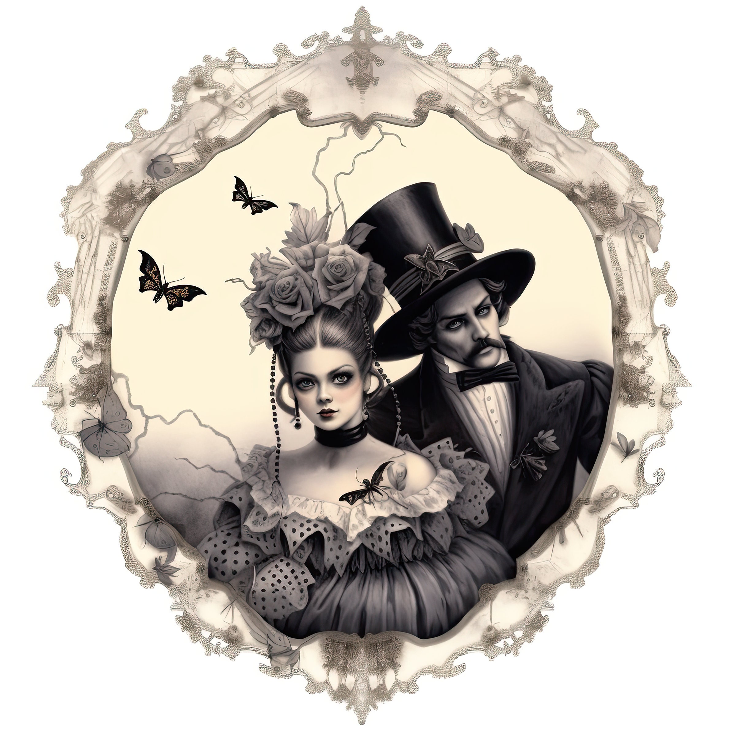 Vintage Little Witch Clipart Bundle Black Cat Little Girl - Etsy