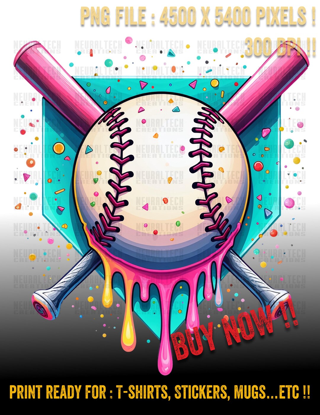 Summer 2025 Baseball Theme , Softball Mom, Sublimation, Ice Cream Drip ...