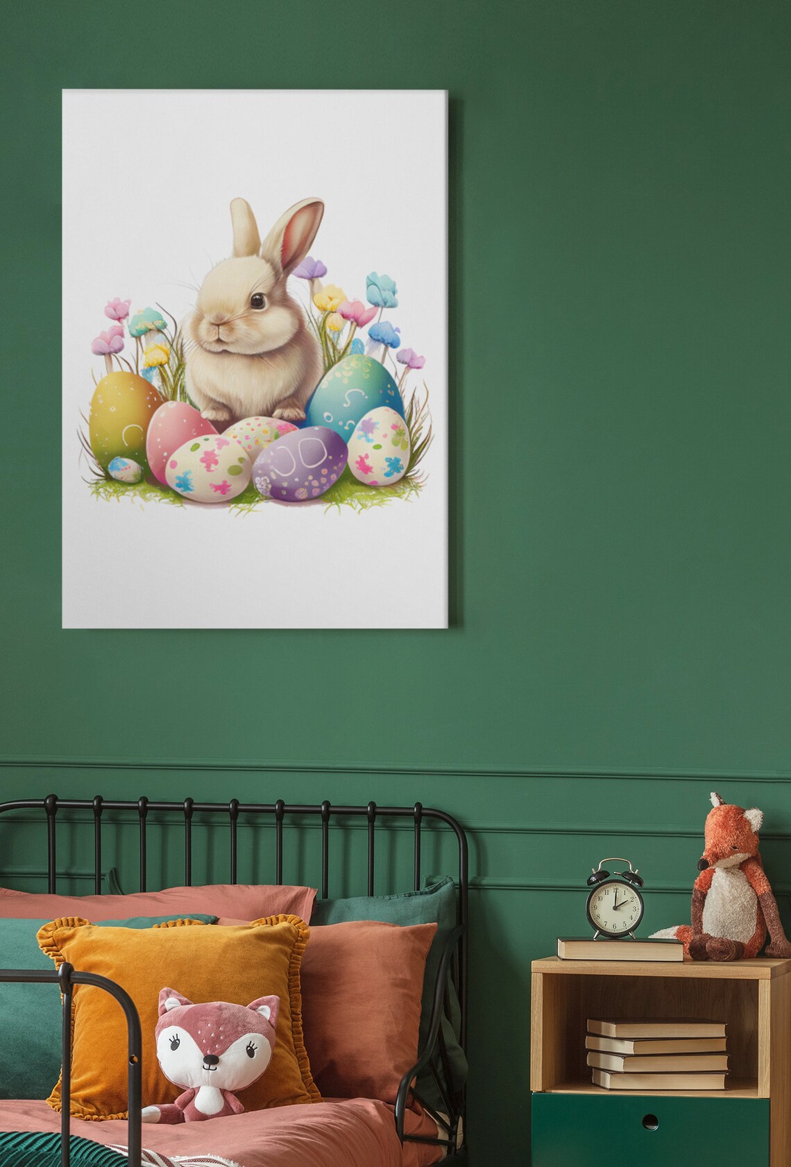 Cottagecore Easter Bunny Clipart Bunny Illustrations - Etsy