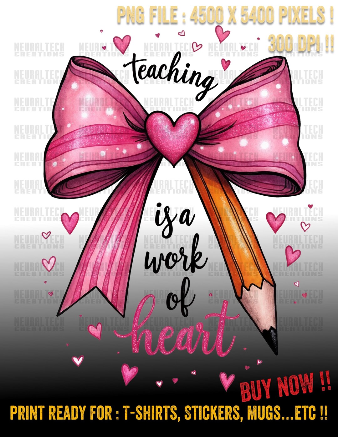 Teacher Valentine Coquette Bow Pencil Png, Glitter Valentine Teacher ...