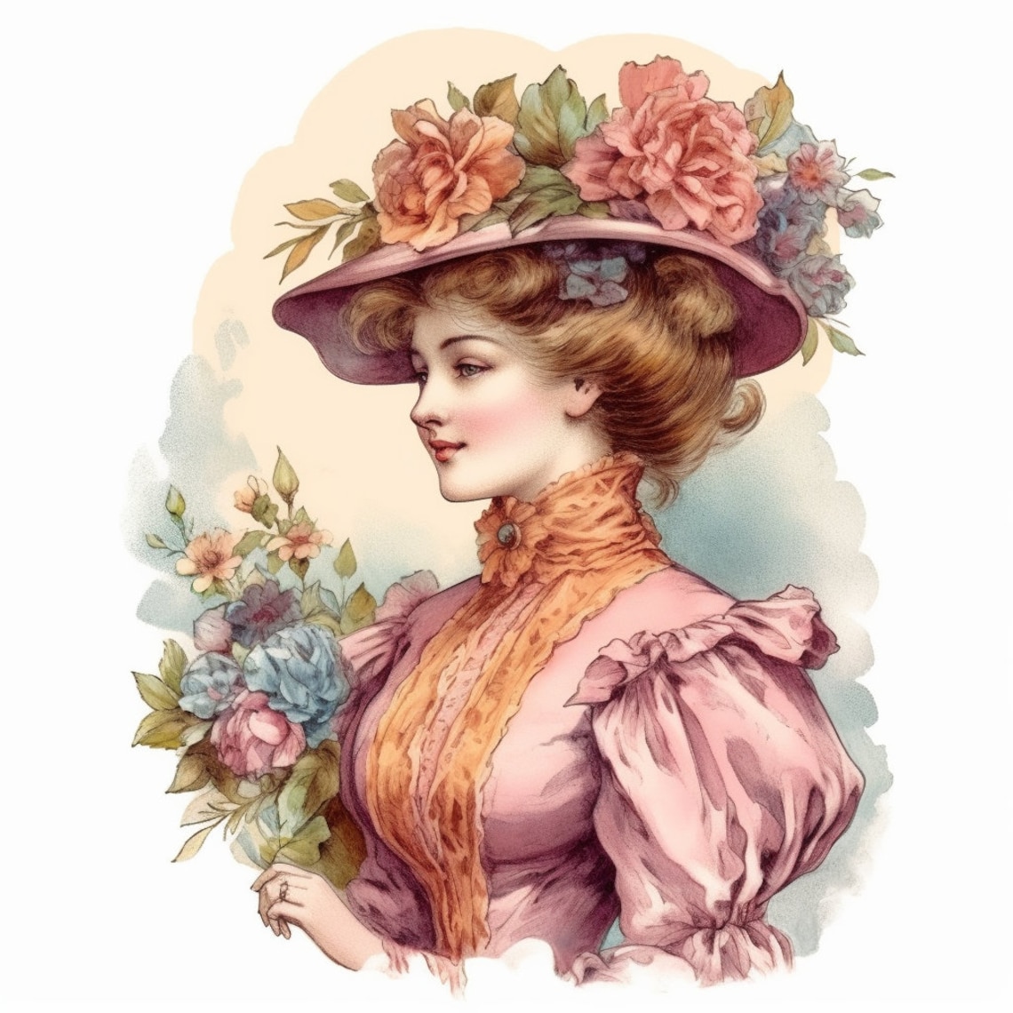 16 Victorian Ladies Portraits Atc Cards Printable Instant - Etsy