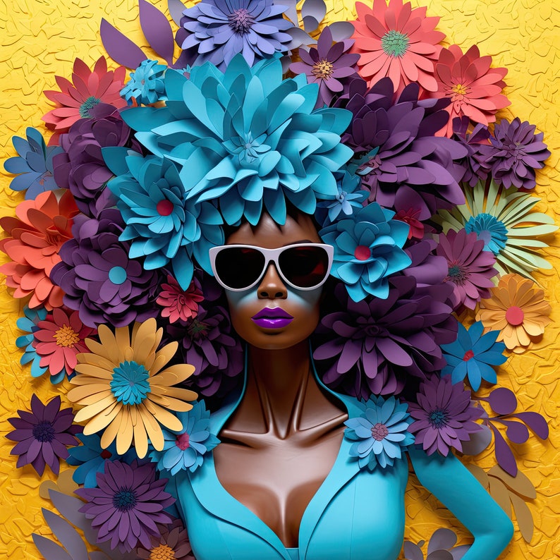 3D Black Woman Sublimation Files African American Sublimation - Etsy